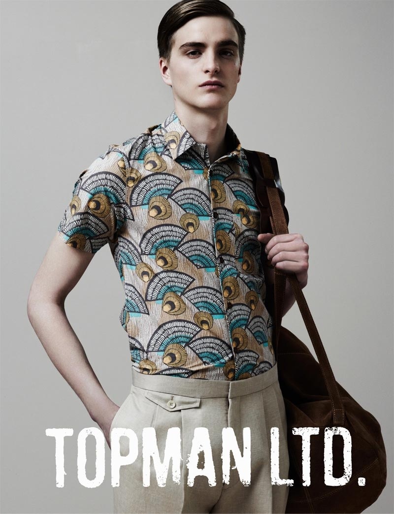 TOPMAN LTD Spring/Summer 2012 Campaign - Fashionably Male