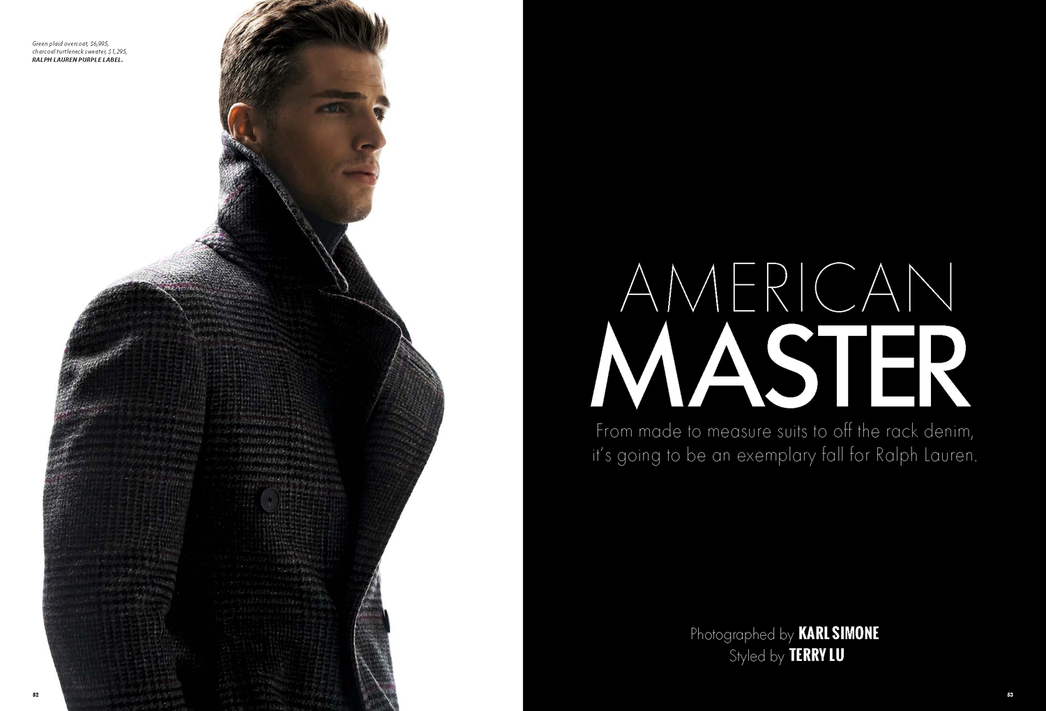 AMERICAN MASTER BY KARL SIMONE - Fashionably Male