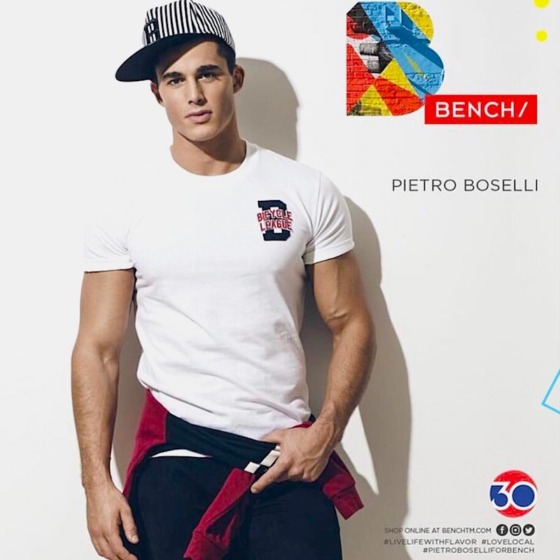 Pietro Boselli burning up in new Bench/Body Underwear Ad Shots ...