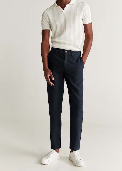 Model Hamid Onifade for MANGO Man Spring 2020 - Fashionably Male