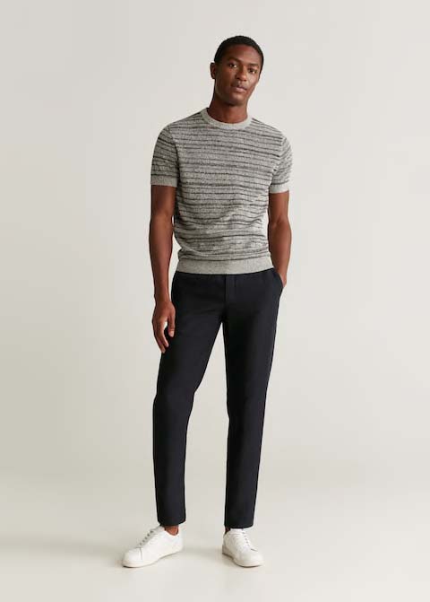 Model Hamid Onifade for MANGO Man Spring 2020 - Fashionably Male