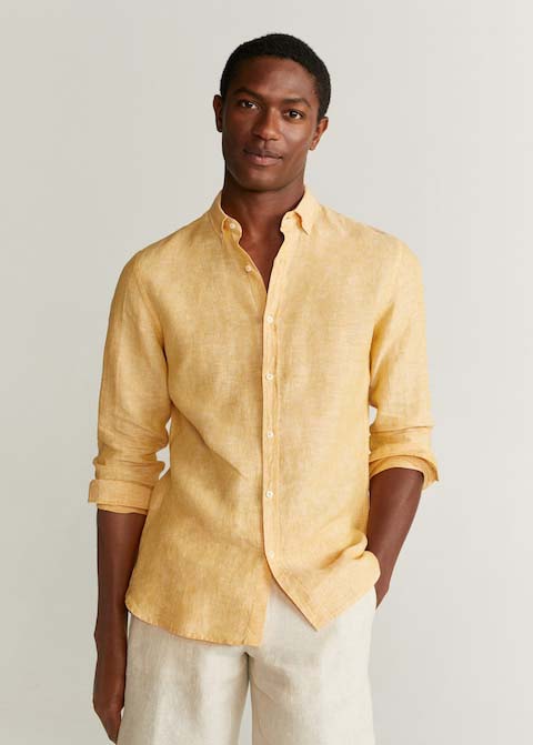 Model Hamid Onifade for MANGO Man Spring 2020 - Fashionably Male